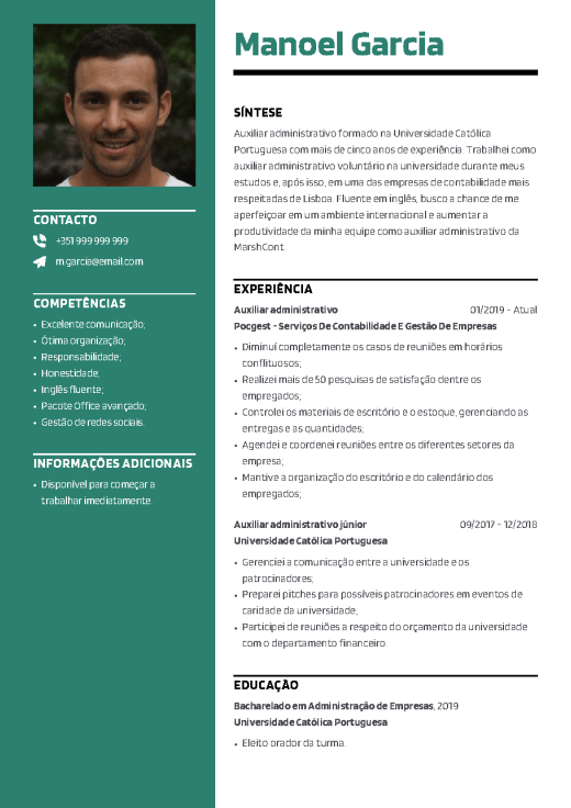 Exemplos de curriculum vitae: currículos preenchidos grátis